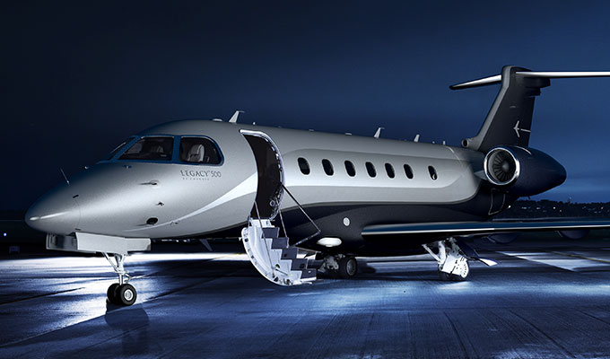 Embraer Legacy 500 Charter | Hourly Rates & Specifications